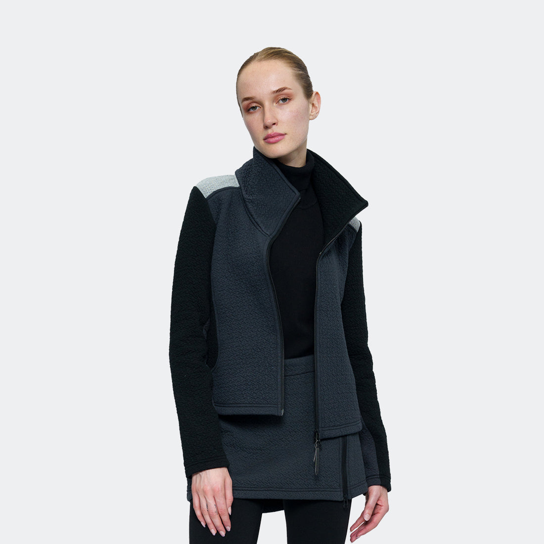 Ruby Jacket in Après Ski - Black/Ivory | Tonia DeBellis