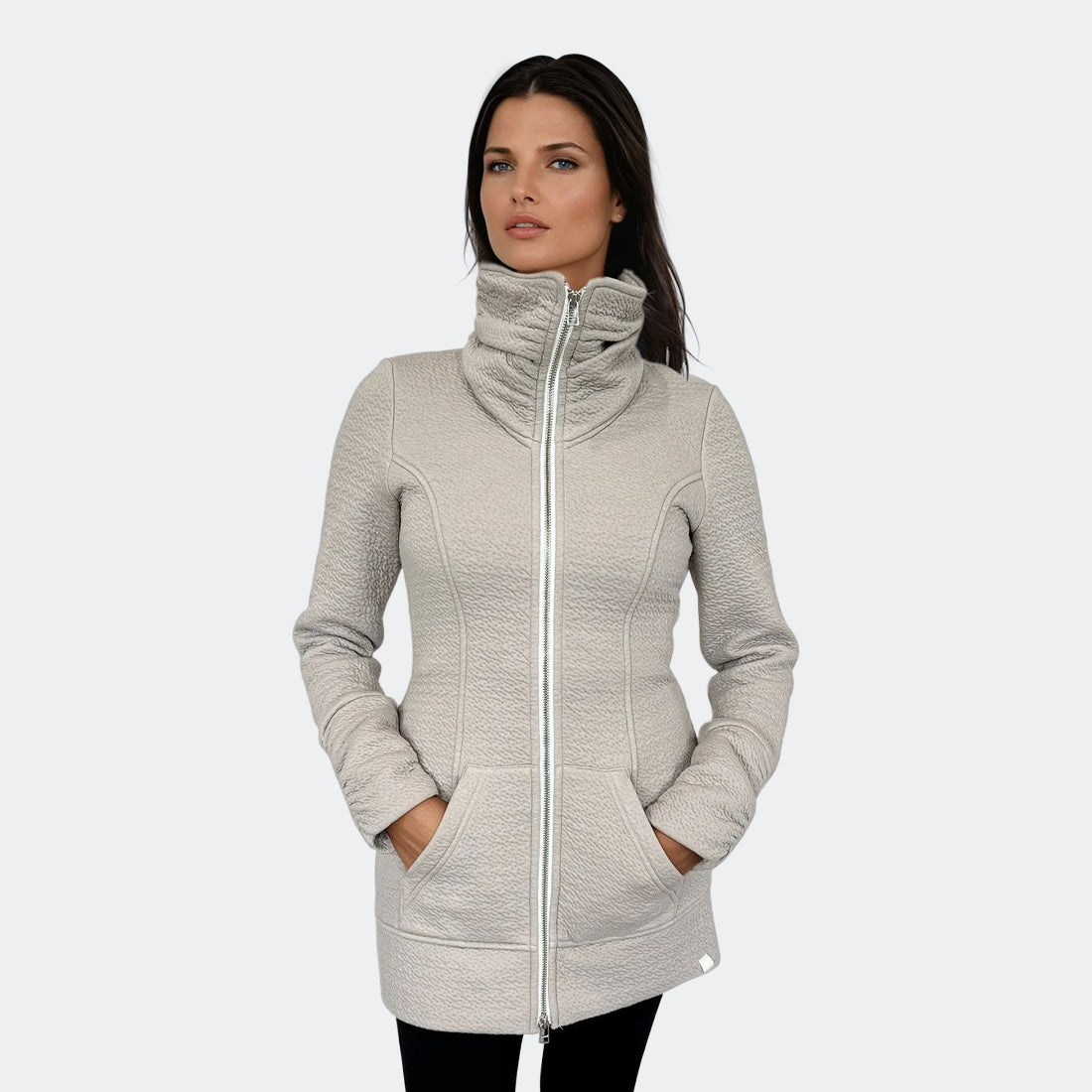 Molly Jacket - Uniquilt - Fog | Tonia DeBellis - Spring 2022